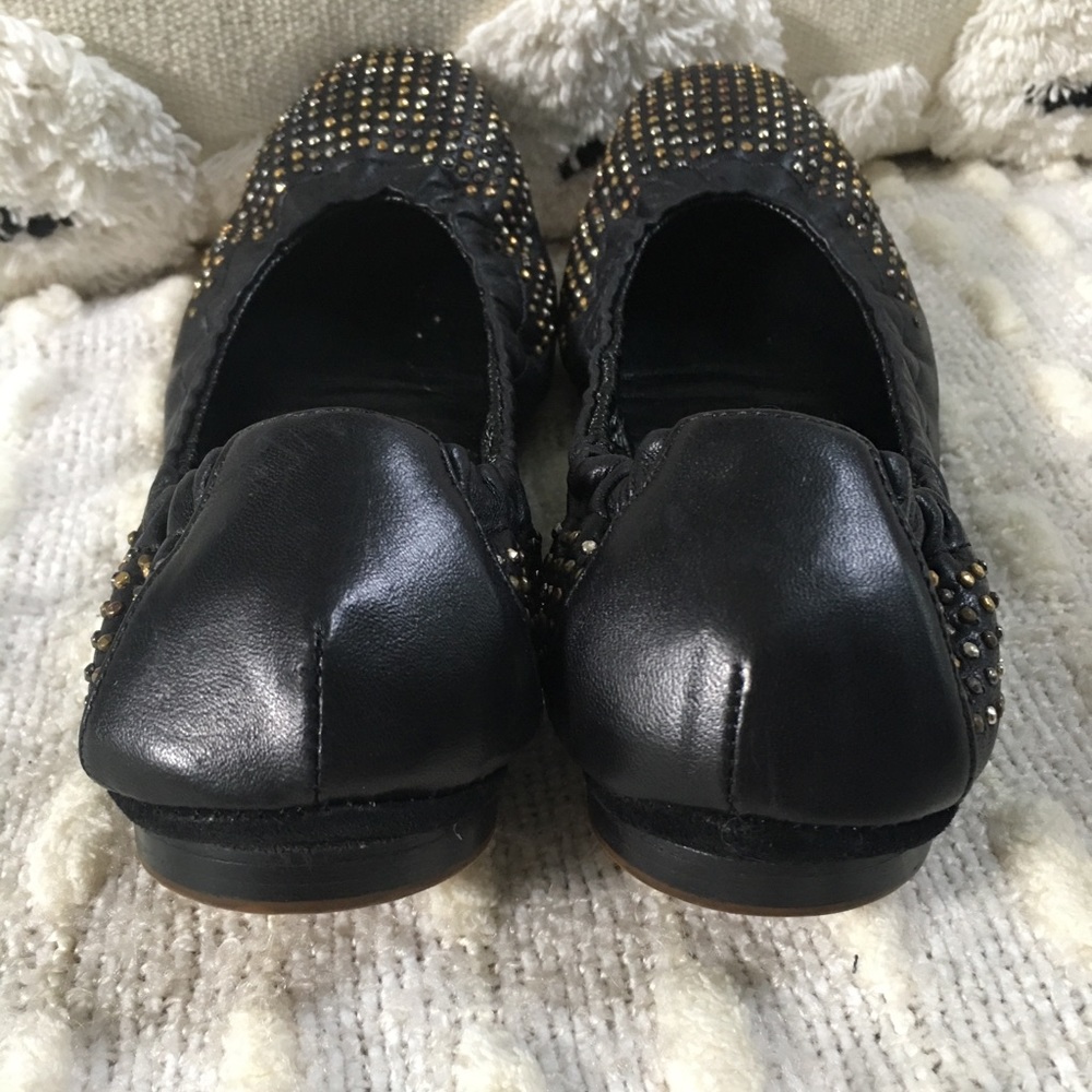 {Ysl} Studded Ballet Flats - Gem